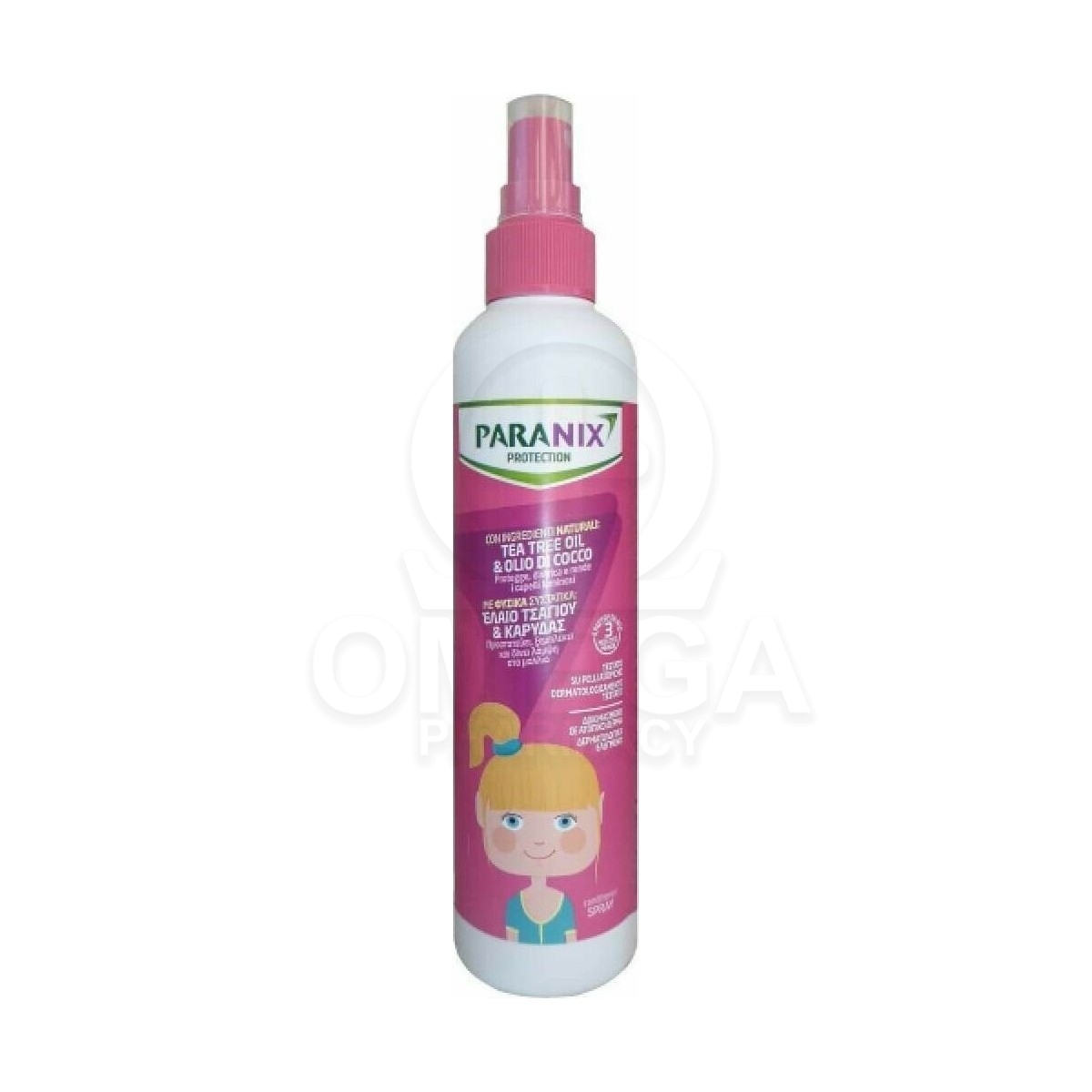 PARANIX Protection Spray Αντιφθειρικό Μαλακτικό Σπρέι με Έλαιο Τσαγιού ...