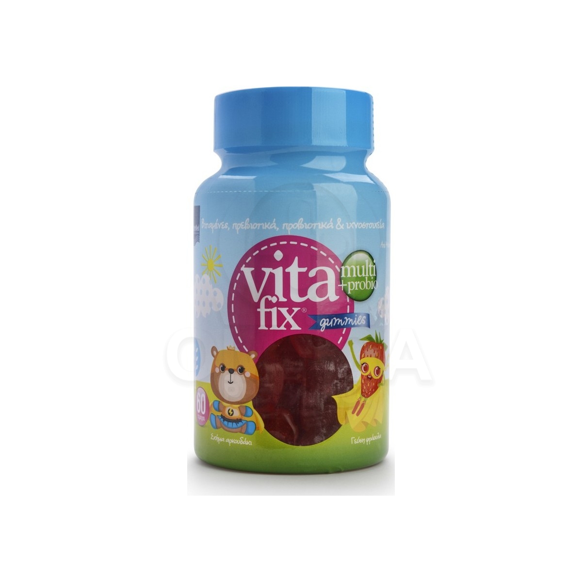 INTERMED Vitafix Multi+Probio Gummies Ζελεδάκια σε Βαζάκι με Γεύση ...
