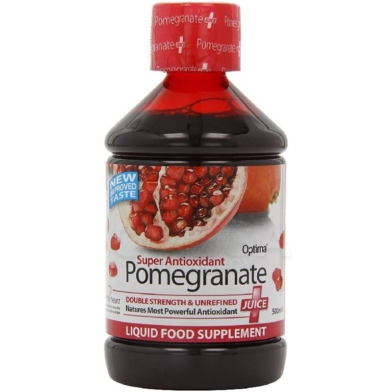 OPTIMA Super Antioxidant Pomegranate Juice Αντιοξειδωτικός Χυμός με Γεύση Ρόδι 500ml