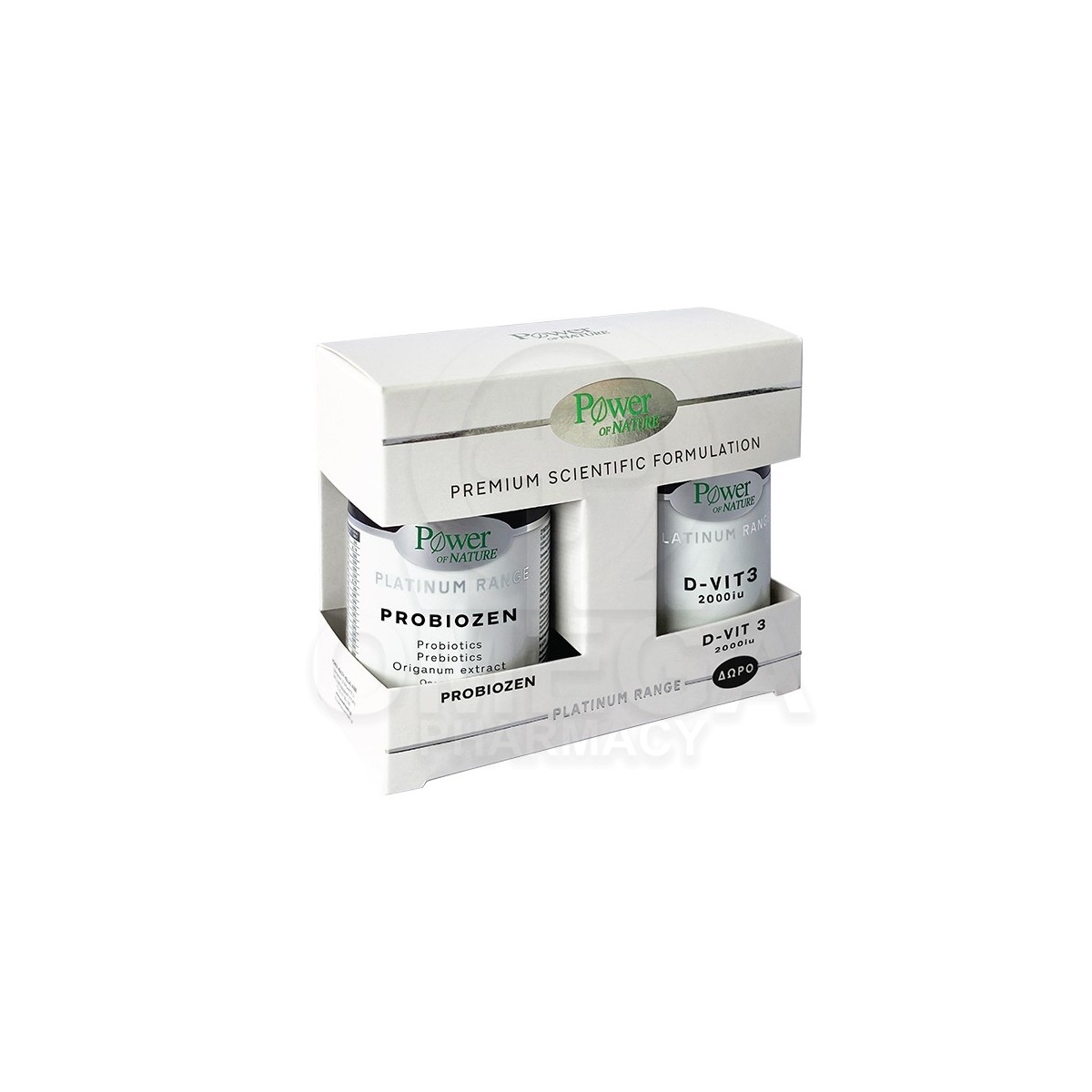 POWER HEALTH Platinum Range Probiozen 15tabs & Δώρο D-Vit3 2000iu 20caps
