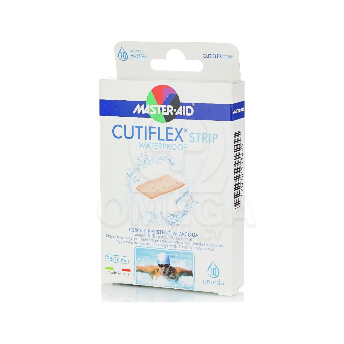 MASTER AID Cutiflex Strip Στενά Αδιάβροχα Αυτοκόλλητα Επιθέματα 78x20mm ...