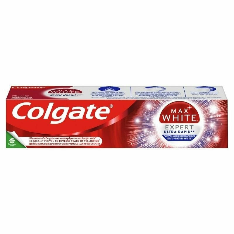 COLGATE Max White Expert Ultra Rapid Οδοντόκρεμα 75ml
