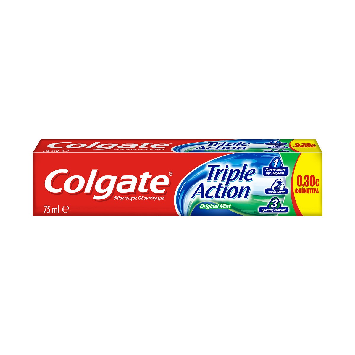 COLGATE Triple Action Original Mint Οδοντόκρεμα 75ml
