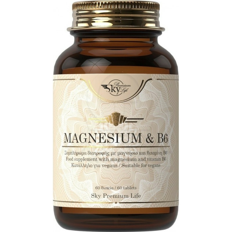 SKY PREMIUM LIFE Magnesium & Vitamin B6 60tabs