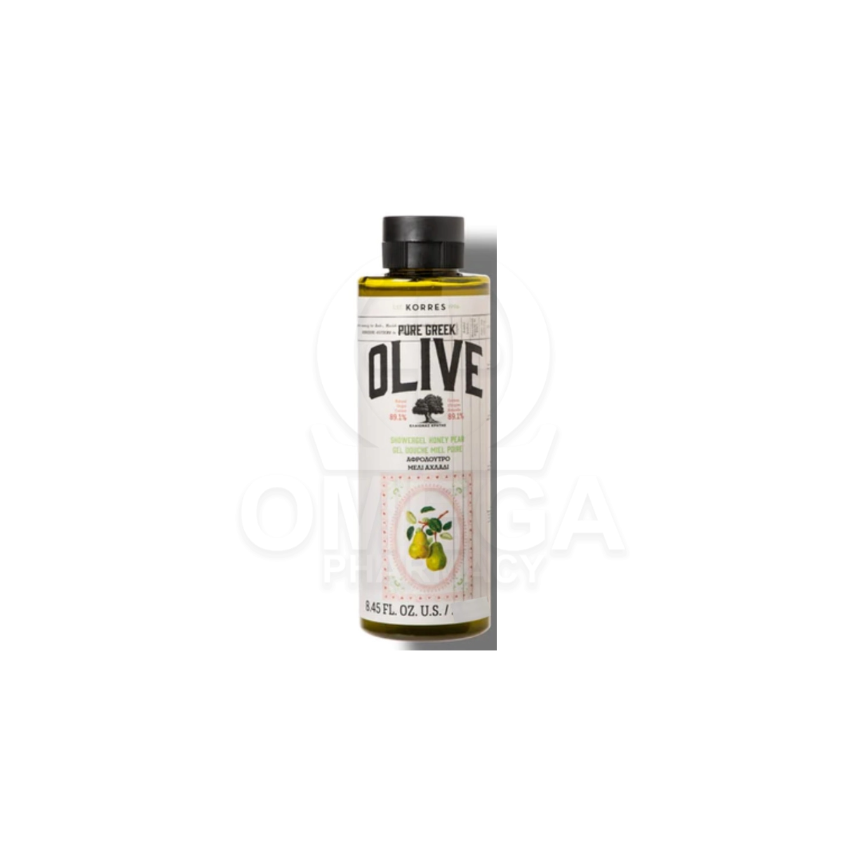 KORRES Pure Greek Olive Αφρόλουτρο Μέλι & Αχλάδι 250ml