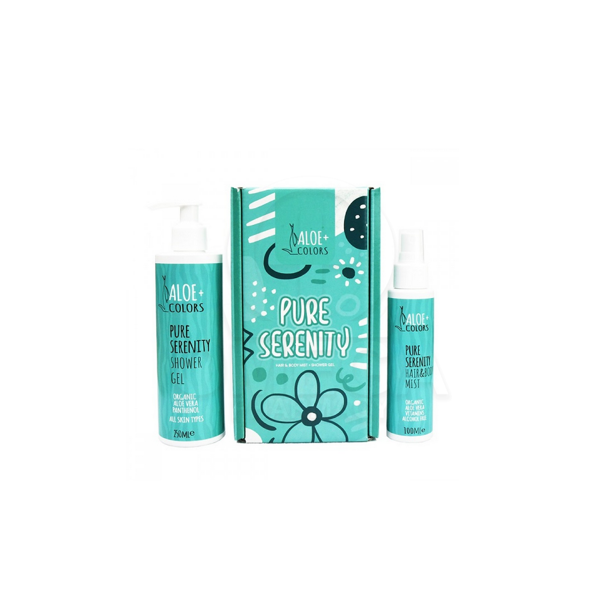 ALOE+ COLORS Promo Pure Serenity με Αφρόλουτρο 250ml & Body Mist 100ml