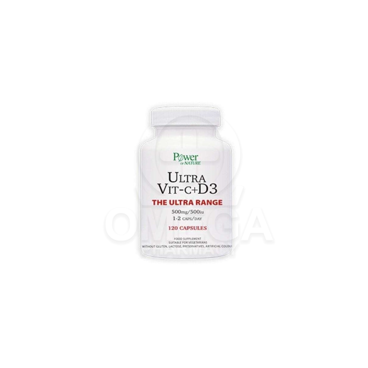 POWER HEALTH The Ultra Range Ultra Vit-C + D3 500mg/500iu 120caps