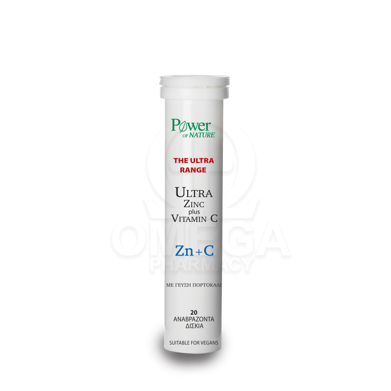 POWER HEALTH The Ultra Range Ultra Zinc + Vitamin C 20αναβ.δισκ.