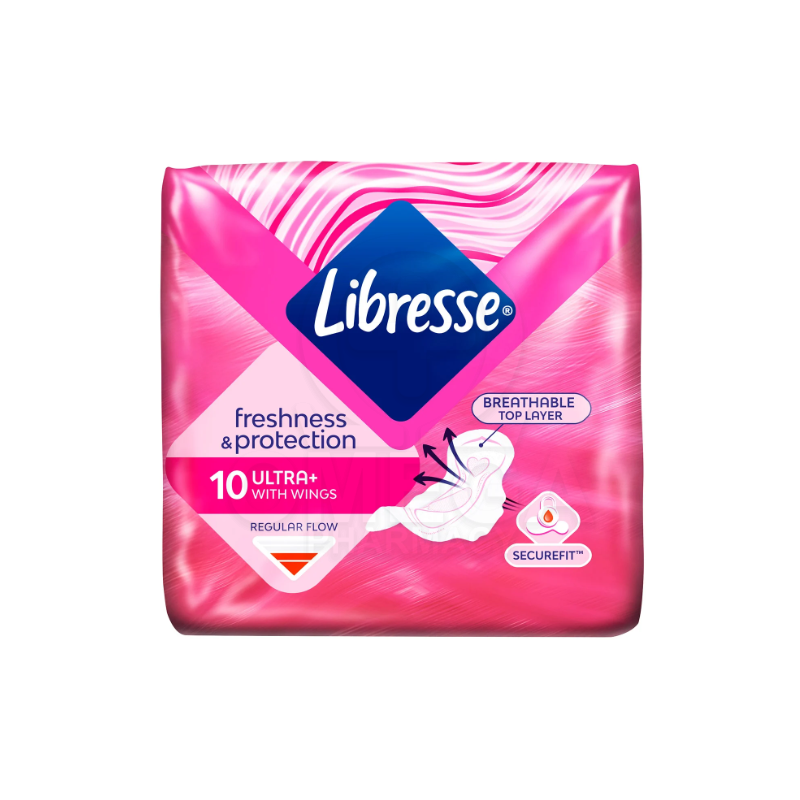 LIBRESSE Ultra Thin Normal Σερβιέτες με Φτερά 10τμχ