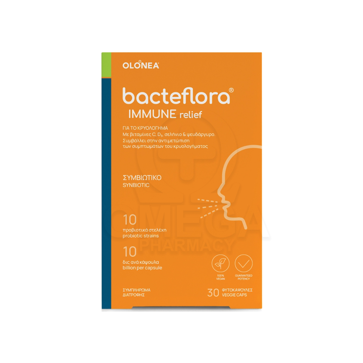 OLONEA Bacteflora Immune Relief 30veg.caps