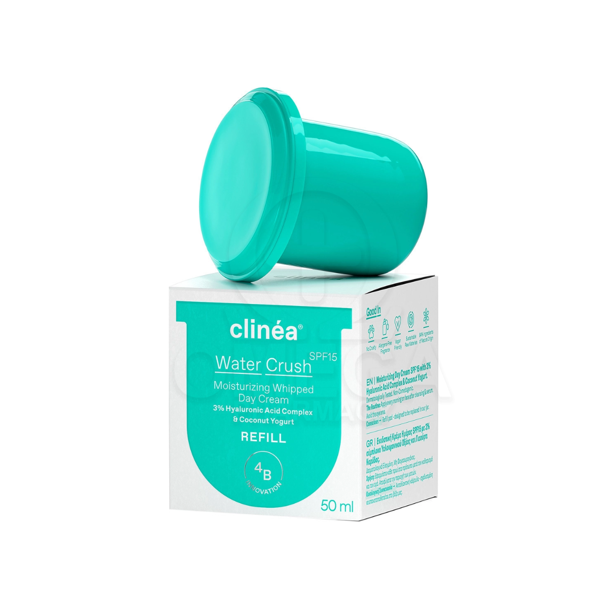 CLINEA Refill Water Crush Moisturizing Whipped Day Cream SPF15 ...