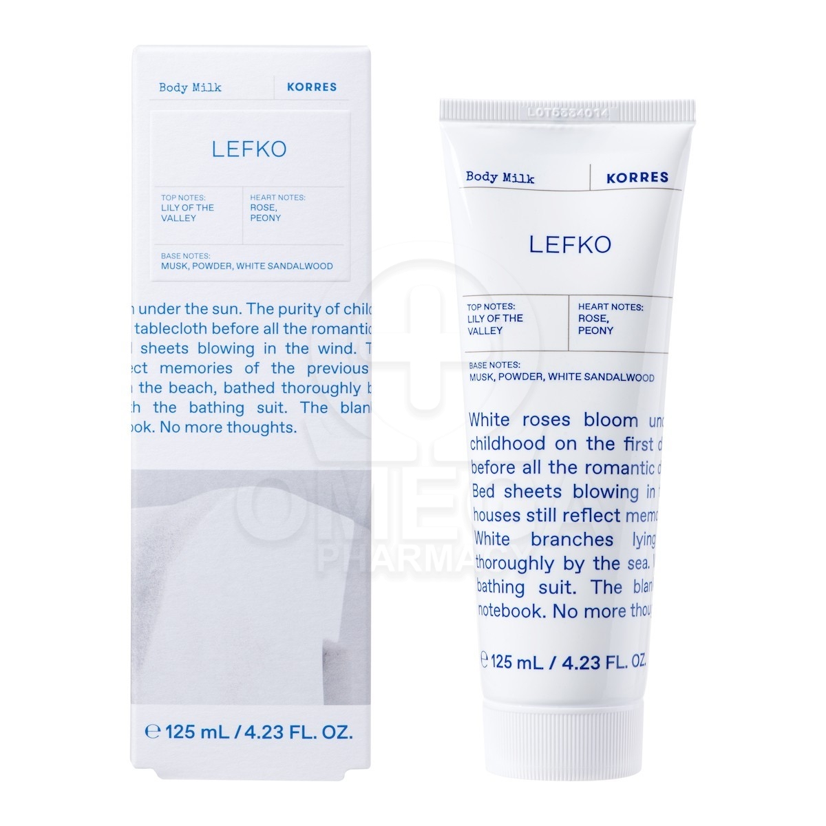 KORRES Body Milk Lefko Ενυδατική Λοσιόν 125ml