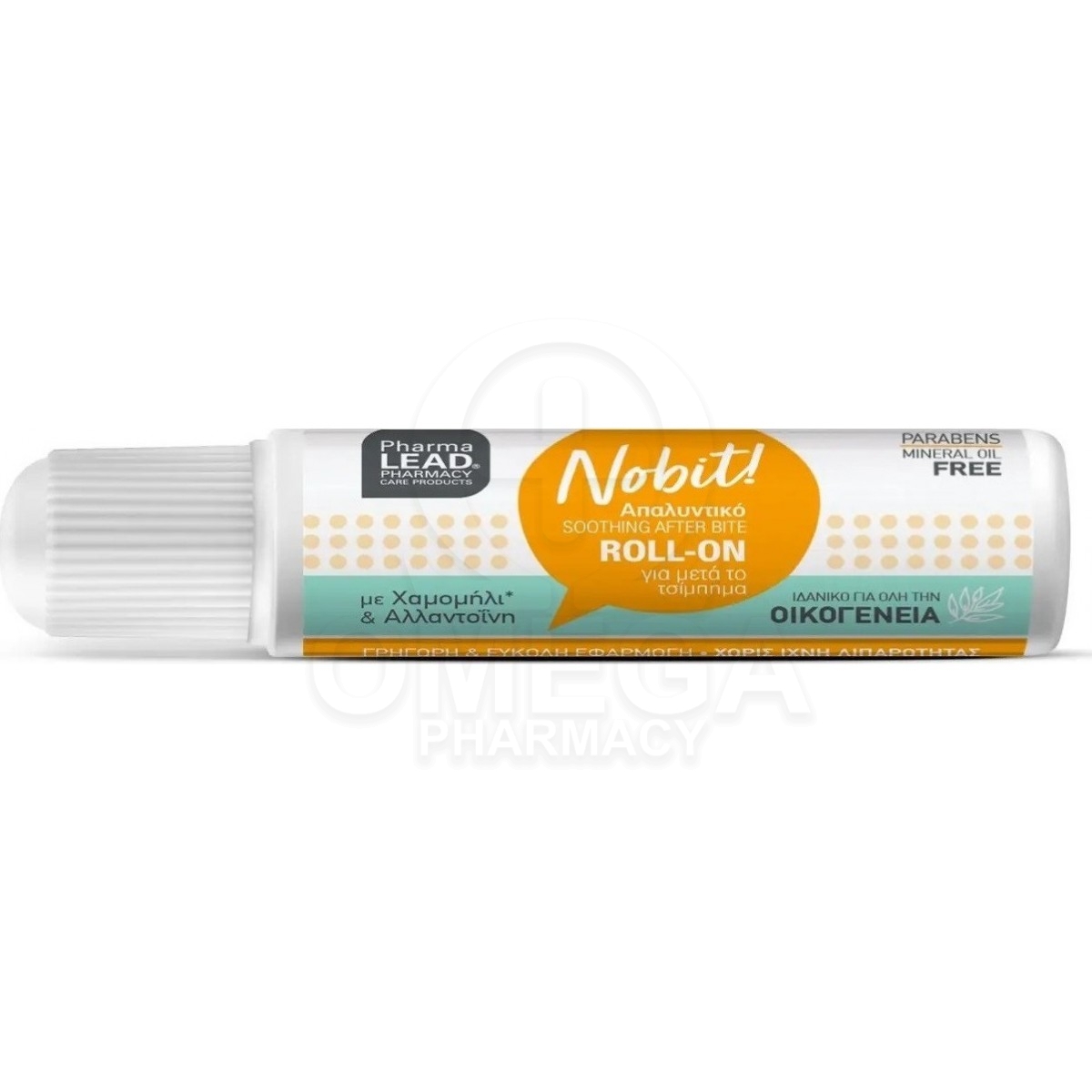 PHARMALEAD Nobit! Soothing After Bite Roll-On με Χαμομήλι & Αλαντοϊνη 20ml