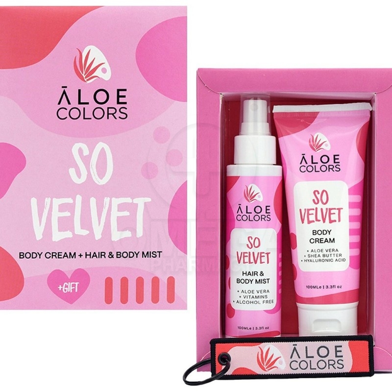 ALOE+ COLORS Promo So Velvet με Hair & Body Mist 100ml & Body Cream 100ml