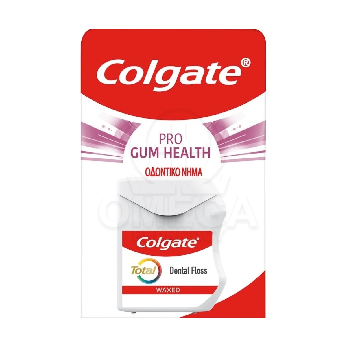 COLGATE Pro Gum Health Waxed Οδοντικό Νήμα με Κερί 50m 1τμχ