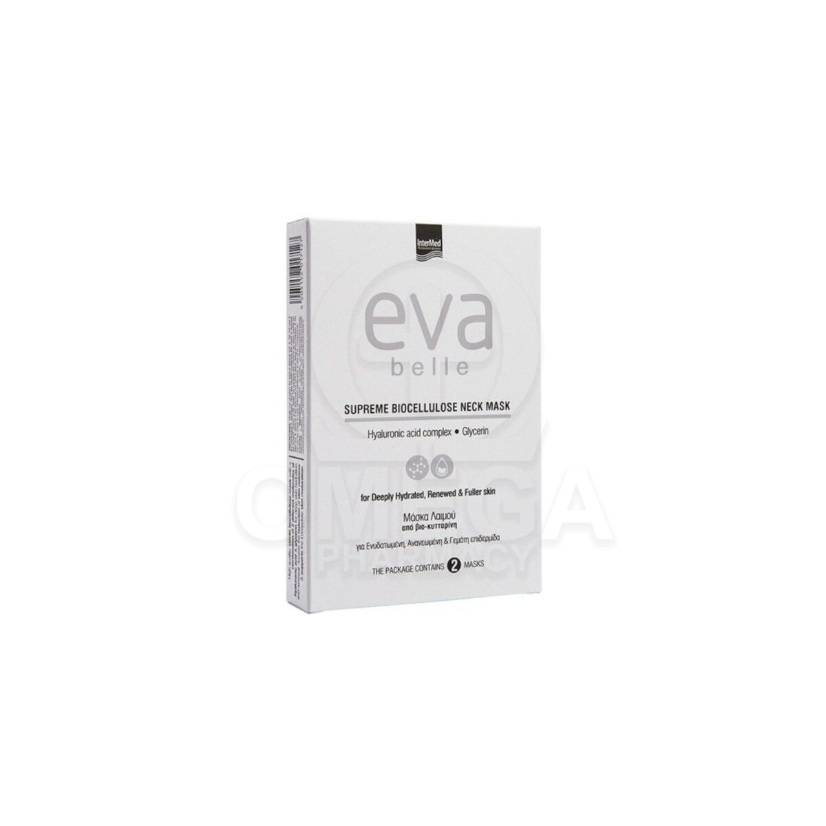 INTERMED Eva Belle Supreme Biocellulose Neck Mask 2τμχ