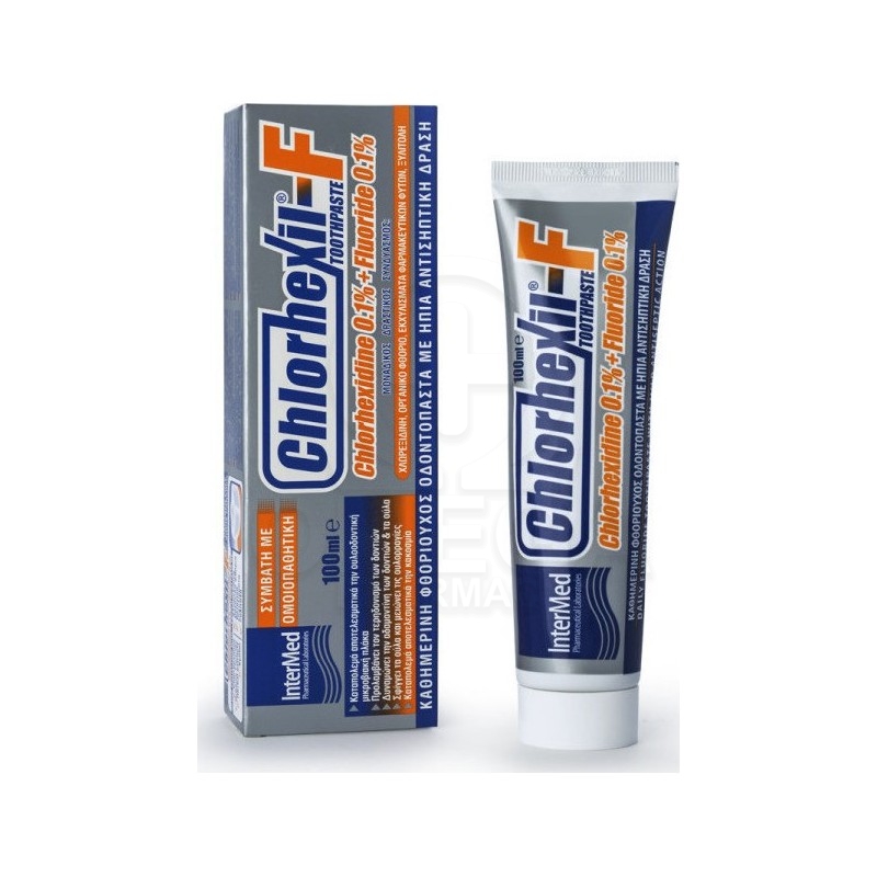 INTERMED Chlorhexil-F Toothpaste Chlorhexidine 0.1% + Fluoride 0.1% ...