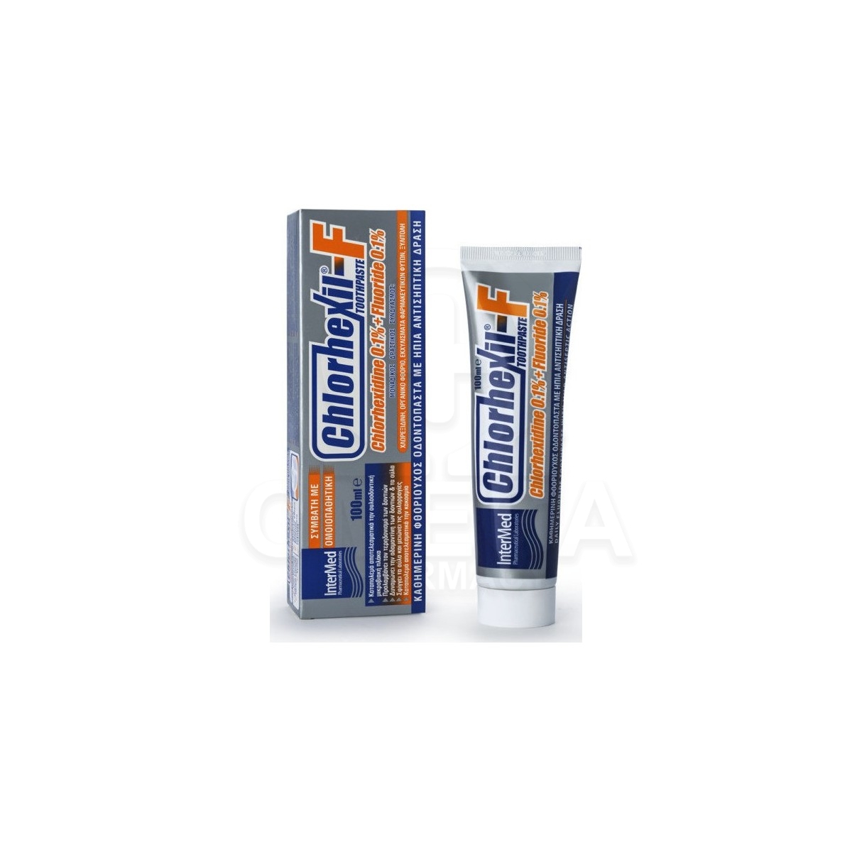 INTERMED Chlorhexil-F Toothpaste Chlorhexidine 0.1% + Fluoride 0.1% ...