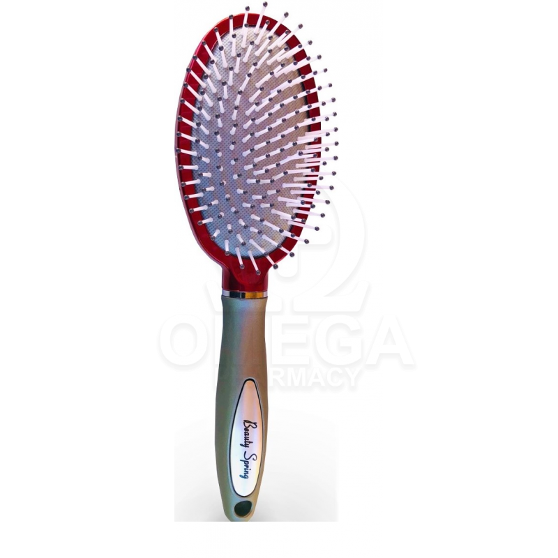 BEAUTY SPRING PopLine High Quality 5214 Βούρτσα Μαλλιών Οβάλ σε Κόκκινο ...