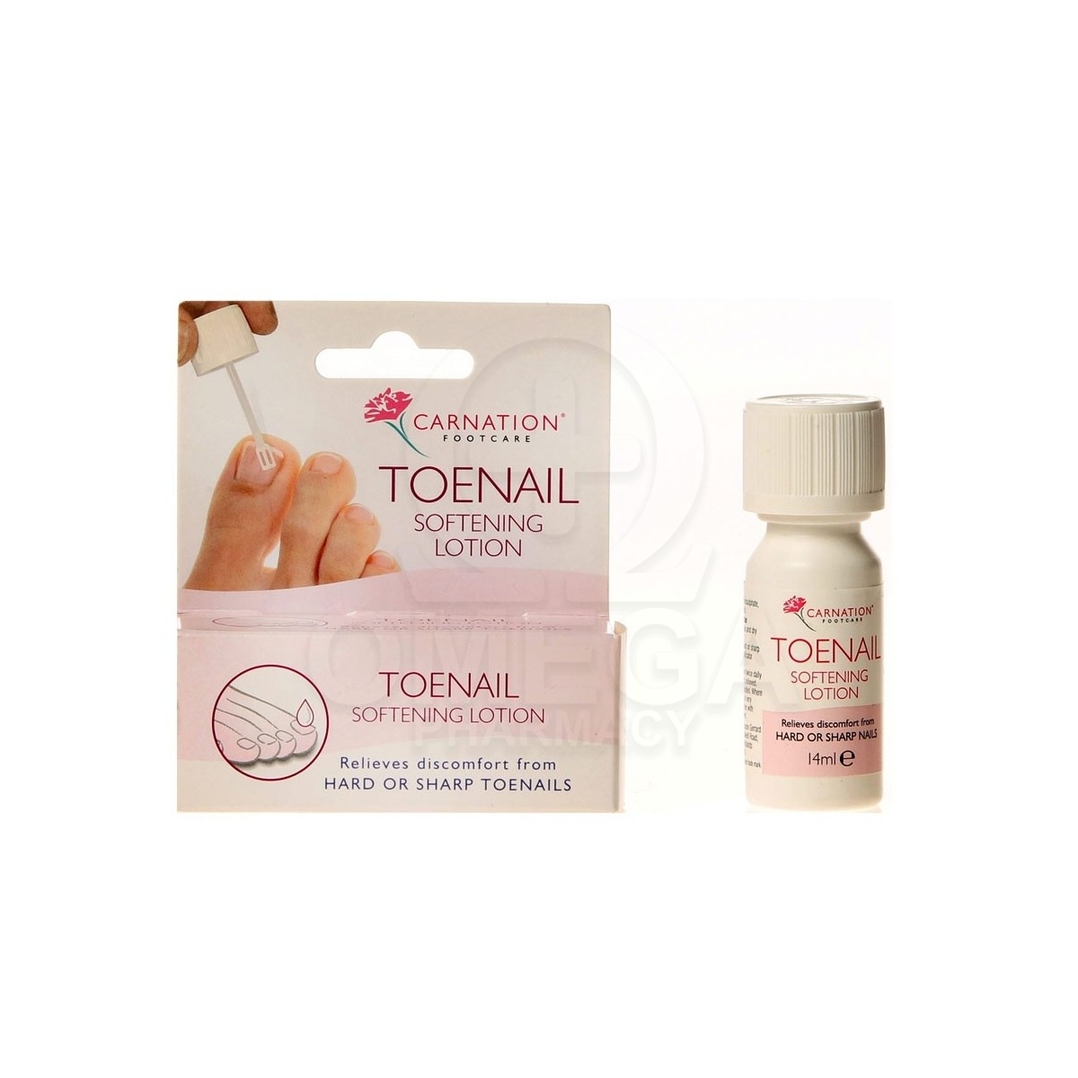 VICAN Carnation Toenail Softening Lotion Μαλακτική Λοσιόν Νυχιών 14ml