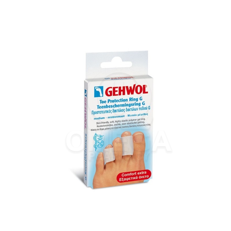 GEHWOL Toe Protection Ring G (Medium) Προστατευτικός Δακτύλιος Δακτύλων ...