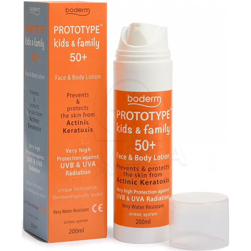 BODERM Prototype Kids & Family Face & Body Lotion Αντηλιακό Γαλάκτωμα ...