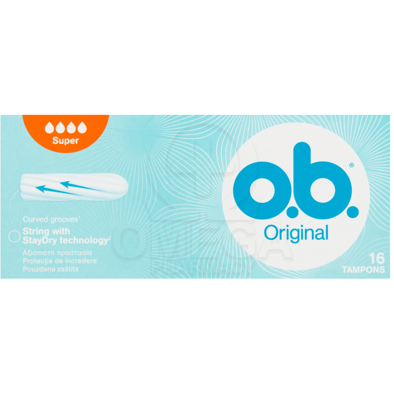O.B. Original Super Ταμπόν Υψηλής Ροής, 16τμχ