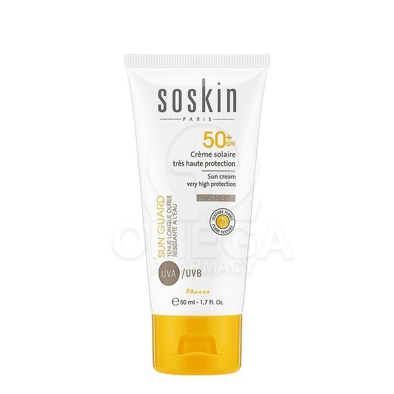 SOSKIN Sun Guard Face Suncream Rich SPF50+ Αντηλιακή Κρέμα Προσώπου ...