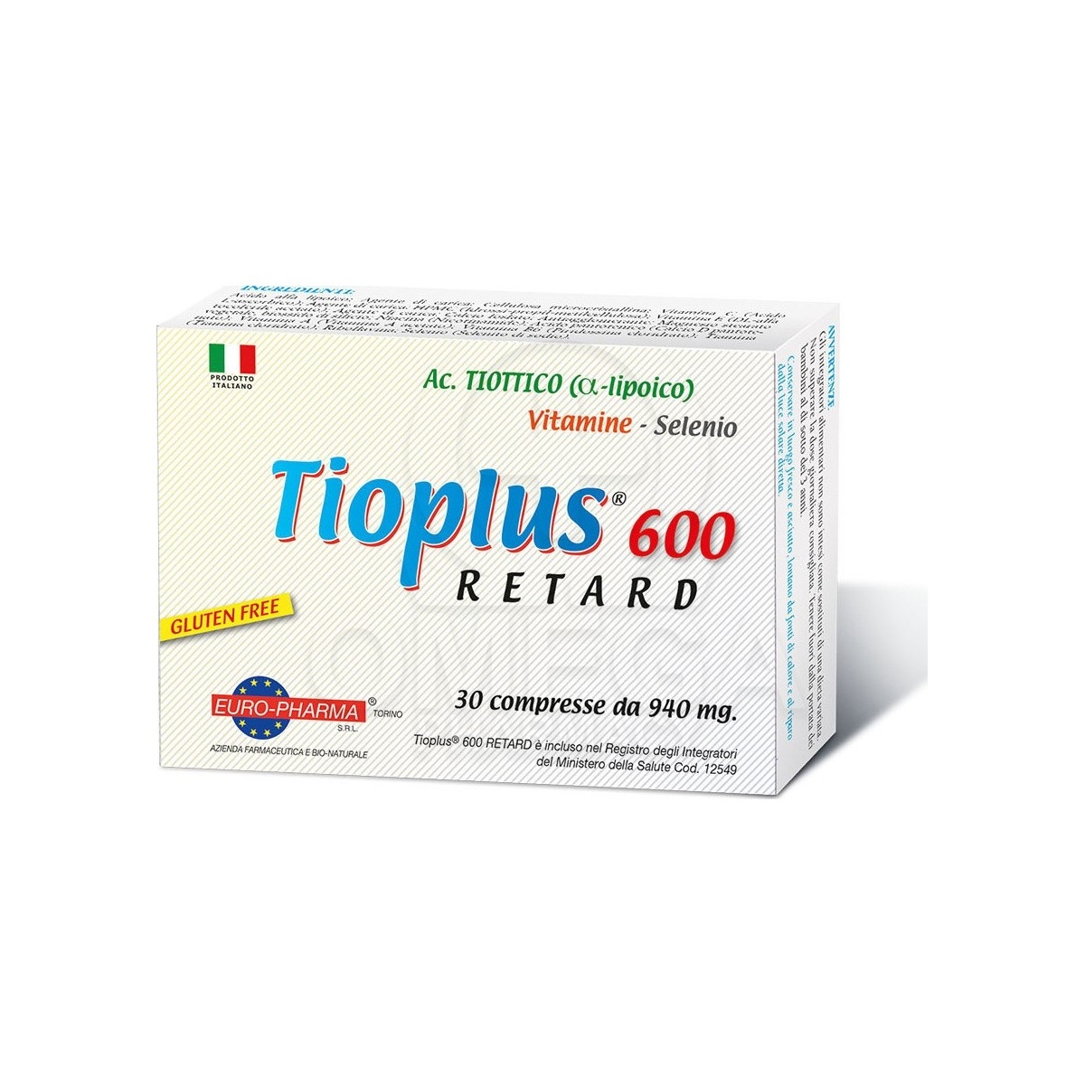 BIONAT Tioplus 600 Retard Συμπλήρωμα Διατροφής για το Νευρικό Σύστημα ...